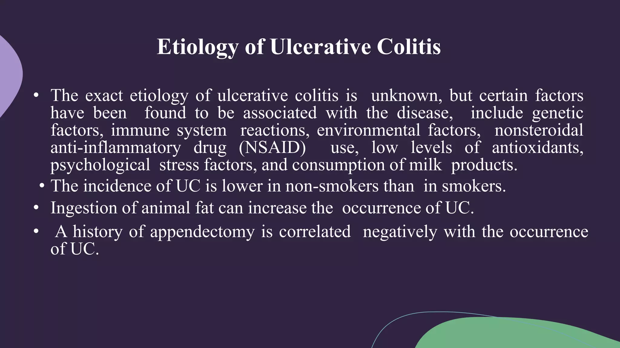 Guideline ppt on Ulcerative colitis | PPTX