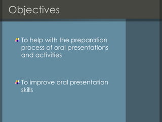 Guidelines for Oral Presentations | PPT
