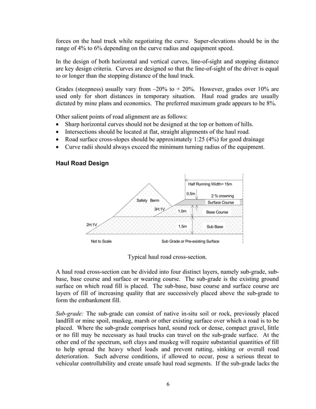Guidelines Haul Rpad Design | PDF | Civil Engineering Industry | Industries