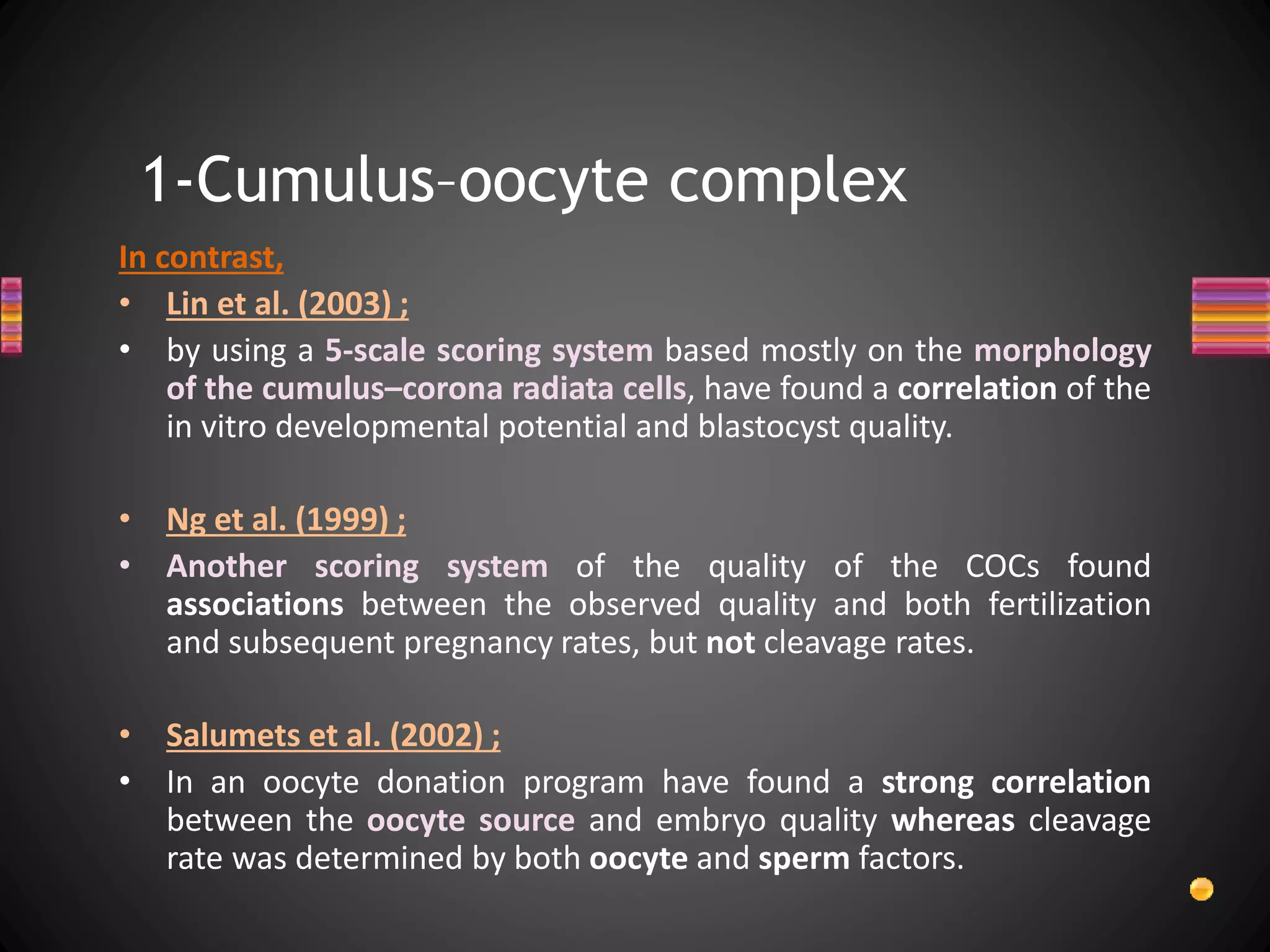 Oocyte Morphology assessment | PPTX