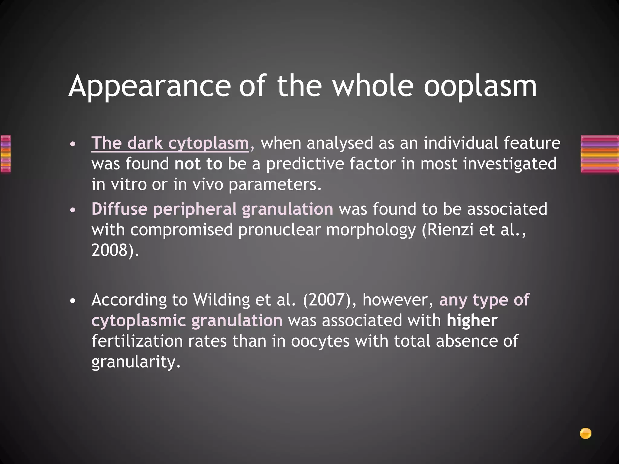 Oocyte Morphology assessment | PPTX