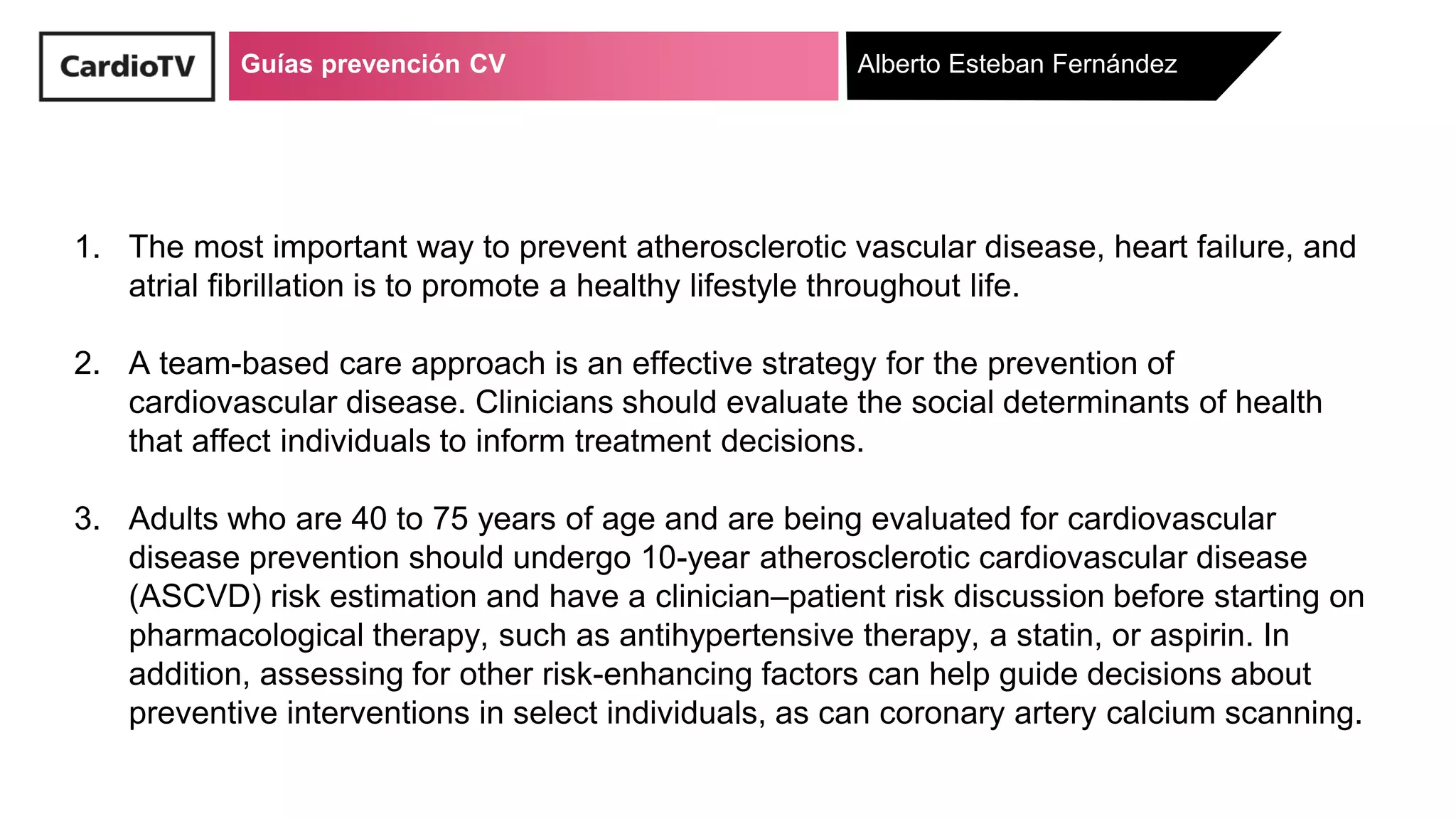 2019 ACC/AHA Primary Prevention Guidelines | PDF