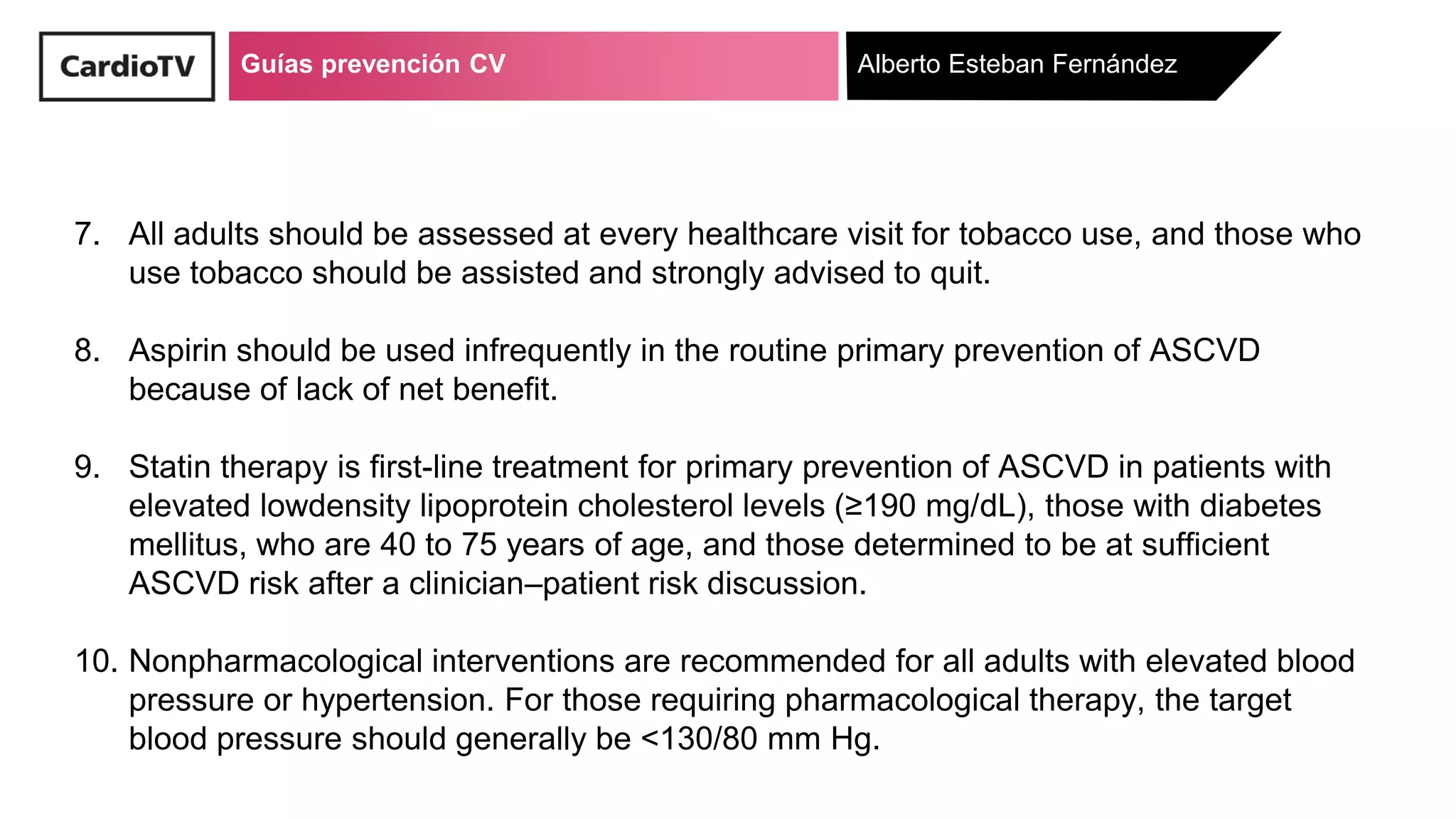 2019 ACC/AHA Primary Prevention Guidelines | PDF