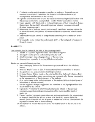 Guidelines for the undergraduate thesis with remarks | DOC