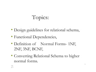 guidelines for database management system in setting up for rules in ...