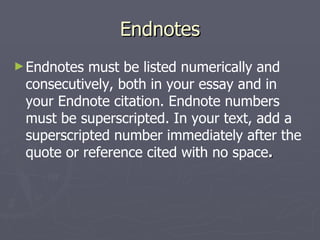 Guidelines for citations and bibliographies | PPT