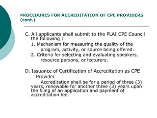 Guidelines for CPE for Librarians | PPT