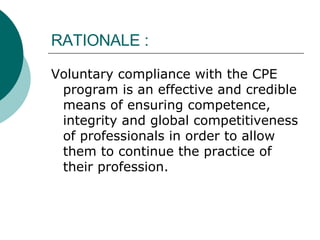 Guidelines for CPE for Librarians | PPT