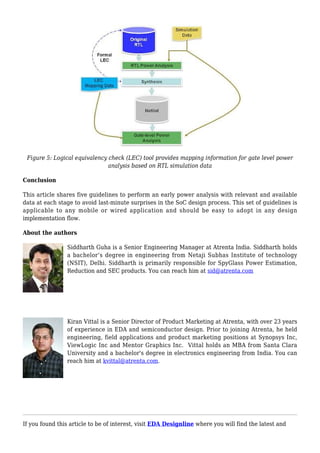 Guidelines for-early-power-analysis | PDF