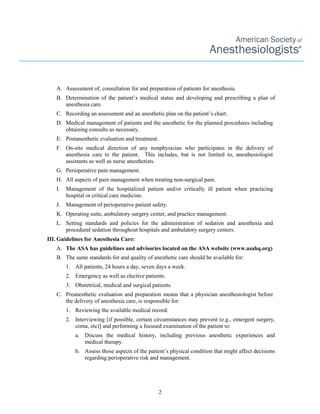 Guidelines for-patient-care-in-anesthesiology | PDF