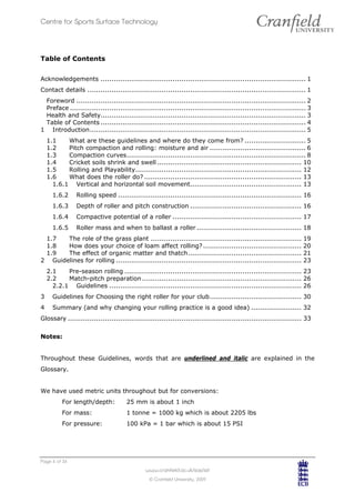 Guidelines For Rolling In Cricket 10409 | PDF