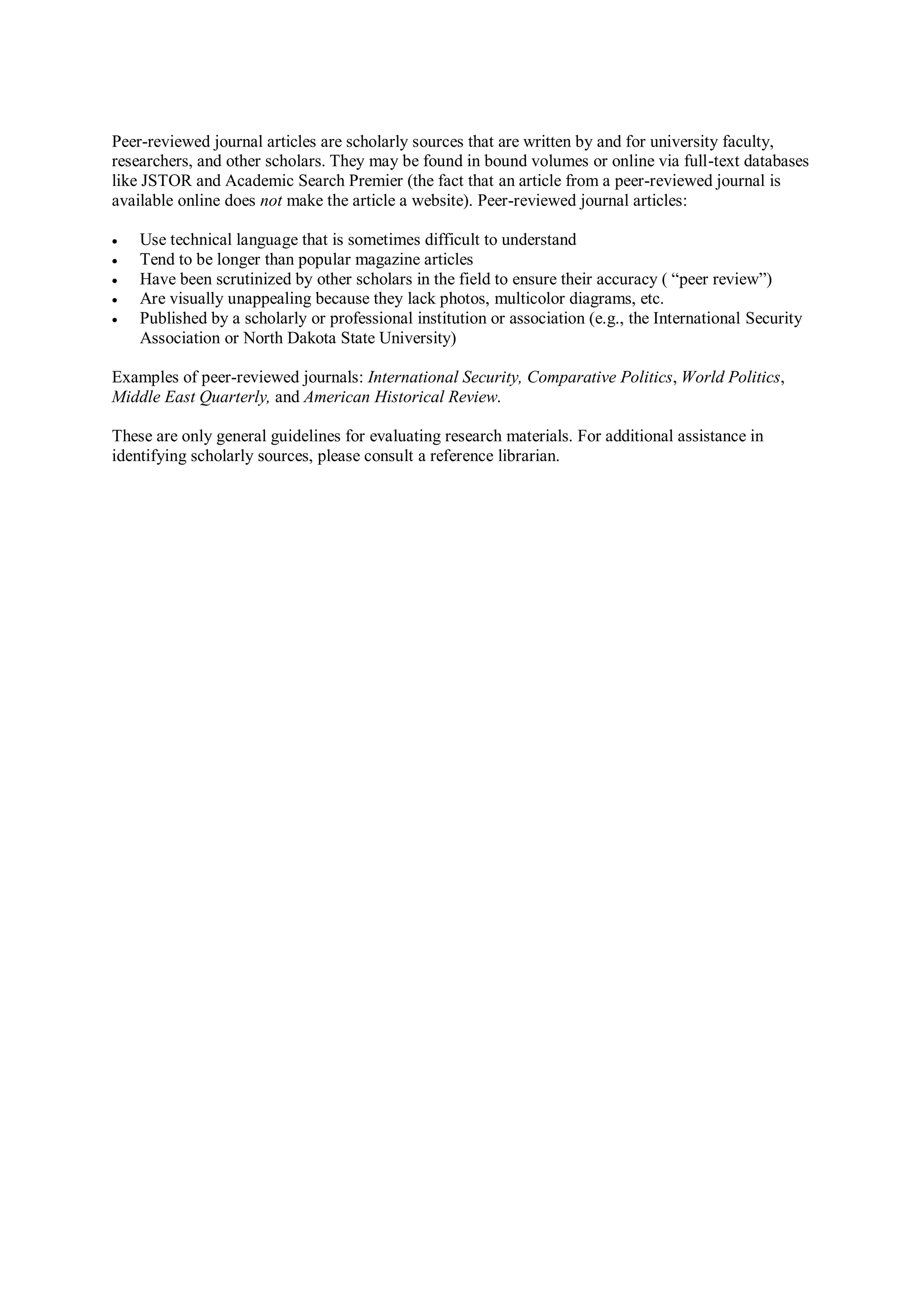 Guidelines for-scholarly-sources | PDF