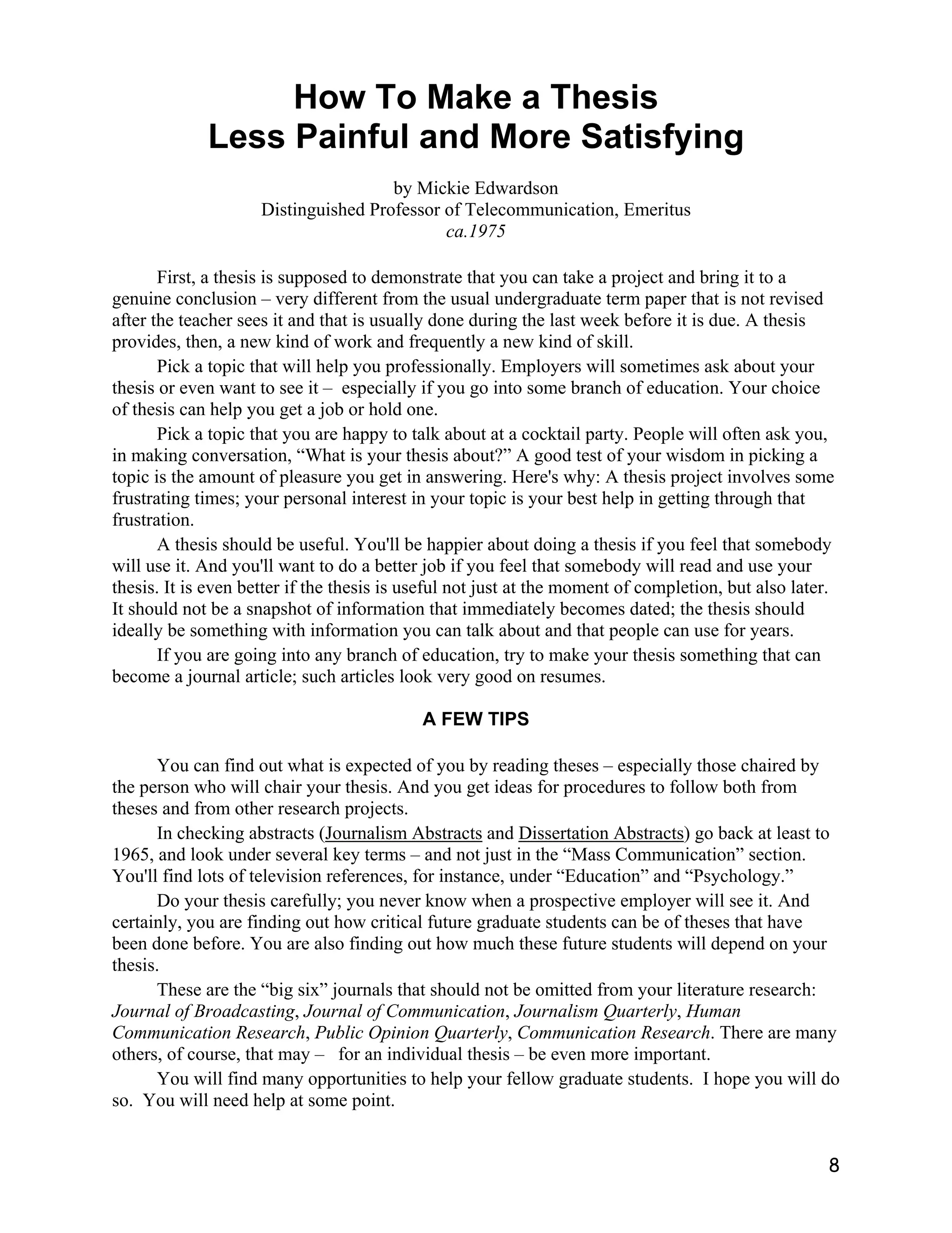 Guidelines for-writing-thesis-or-dissertation | PDF