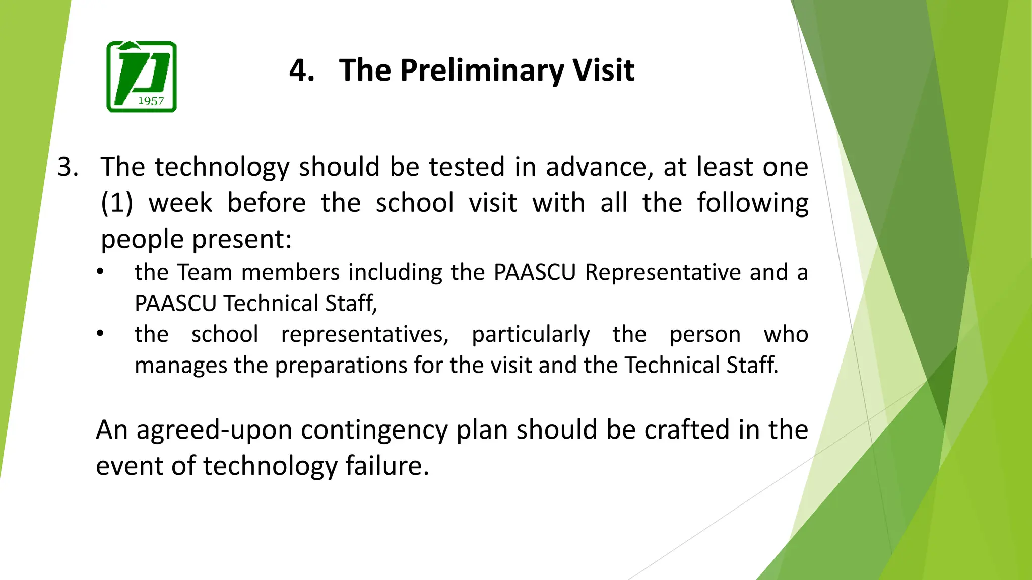 GUIDELINES IN THE CONDUCTION OF PAASCU ACCREDITATION | PPTX
