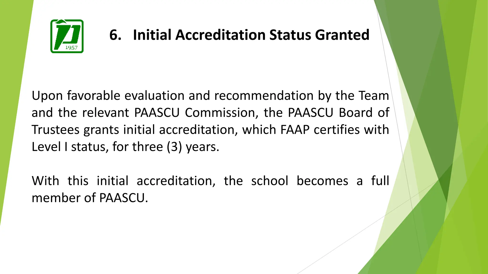 GUIDELINES IN THE CONDUCTION OF PAASCU ACCREDITATION | PPTX