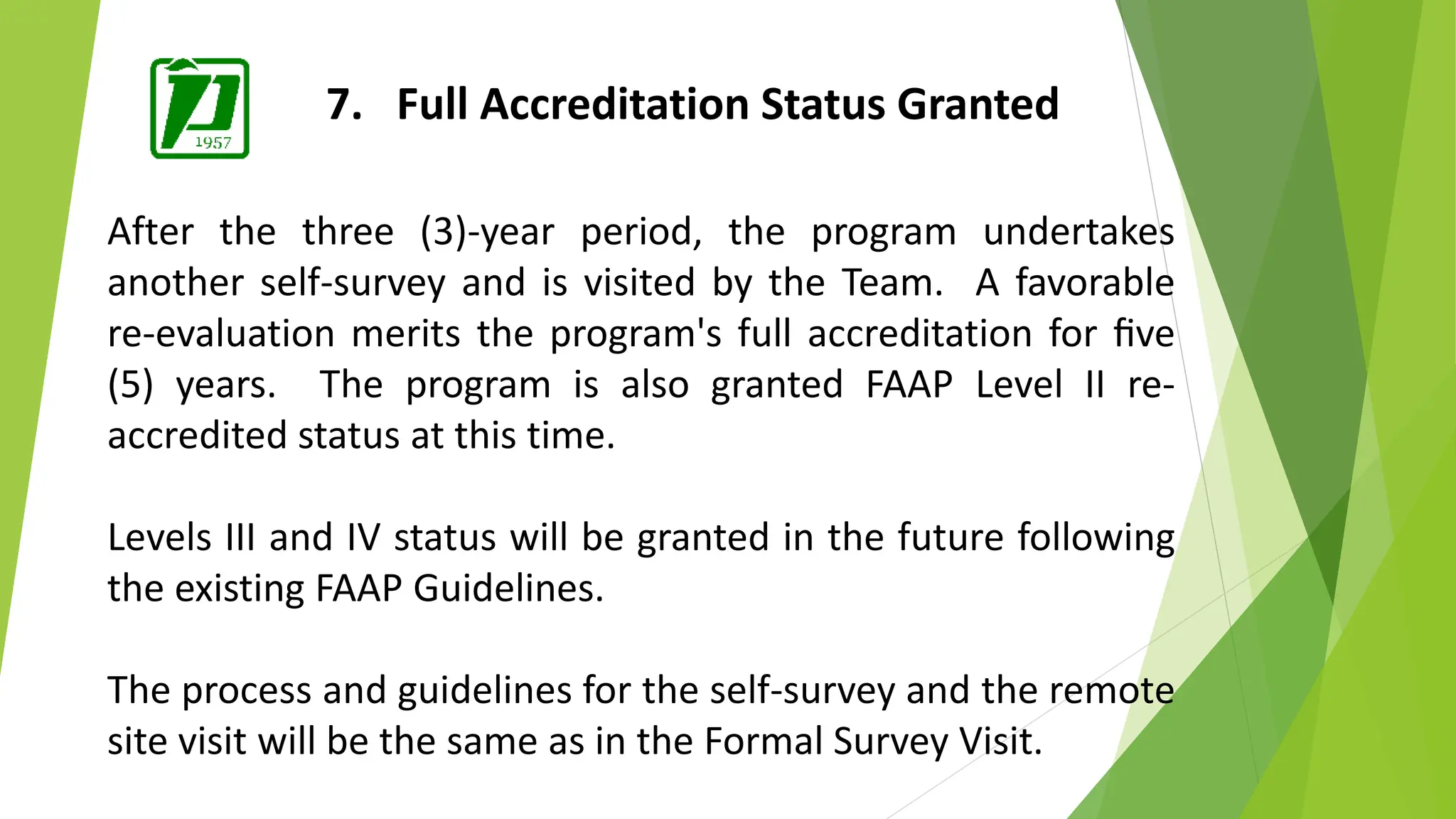 GUIDELINES IN THE CONDUCTION OF PAASCU ACCREDITATION | PPTX | Professional School | Postgraduate ...