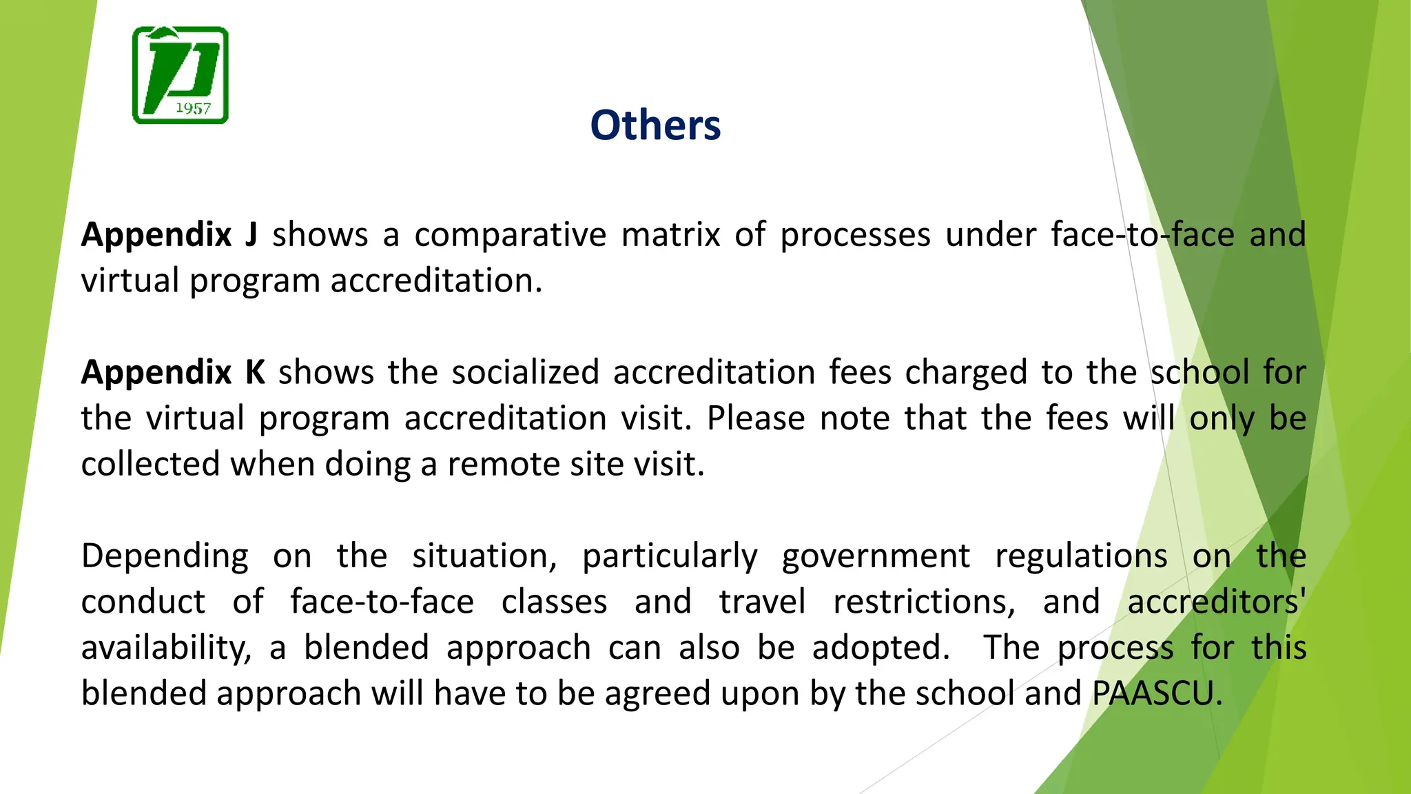 GUIDELINES IN THE CONDUCTION OF PAASCU ACCREDITATION | PPTX