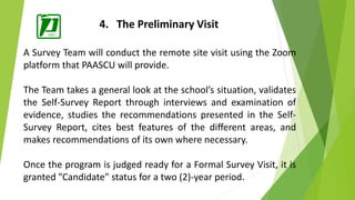 GUIDELINES IN THE CONDUCTION OF PAASCU ACCREDITATION | PPTX