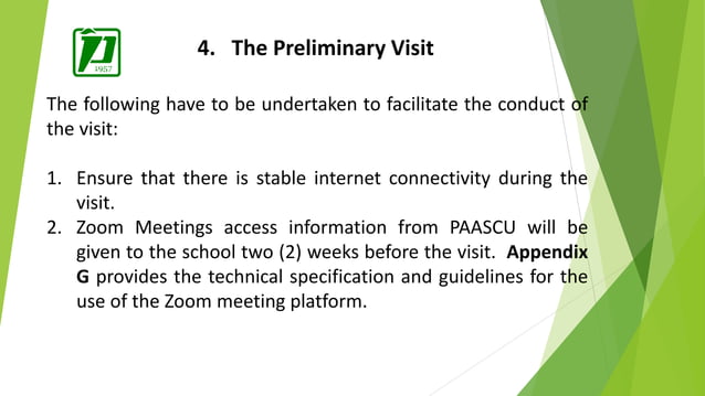 GUIDELINES IN THE CONDUCTION OF PAASCU ACCREDITATION | PPTX ...