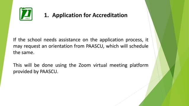 GUIDELINES IN THE CONDUCTION OF PAASCU ACCREDITATION | PPTX ...