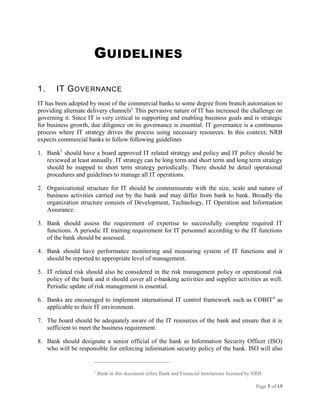 Guidelines NRB-it guidelines 2012-new | PDF