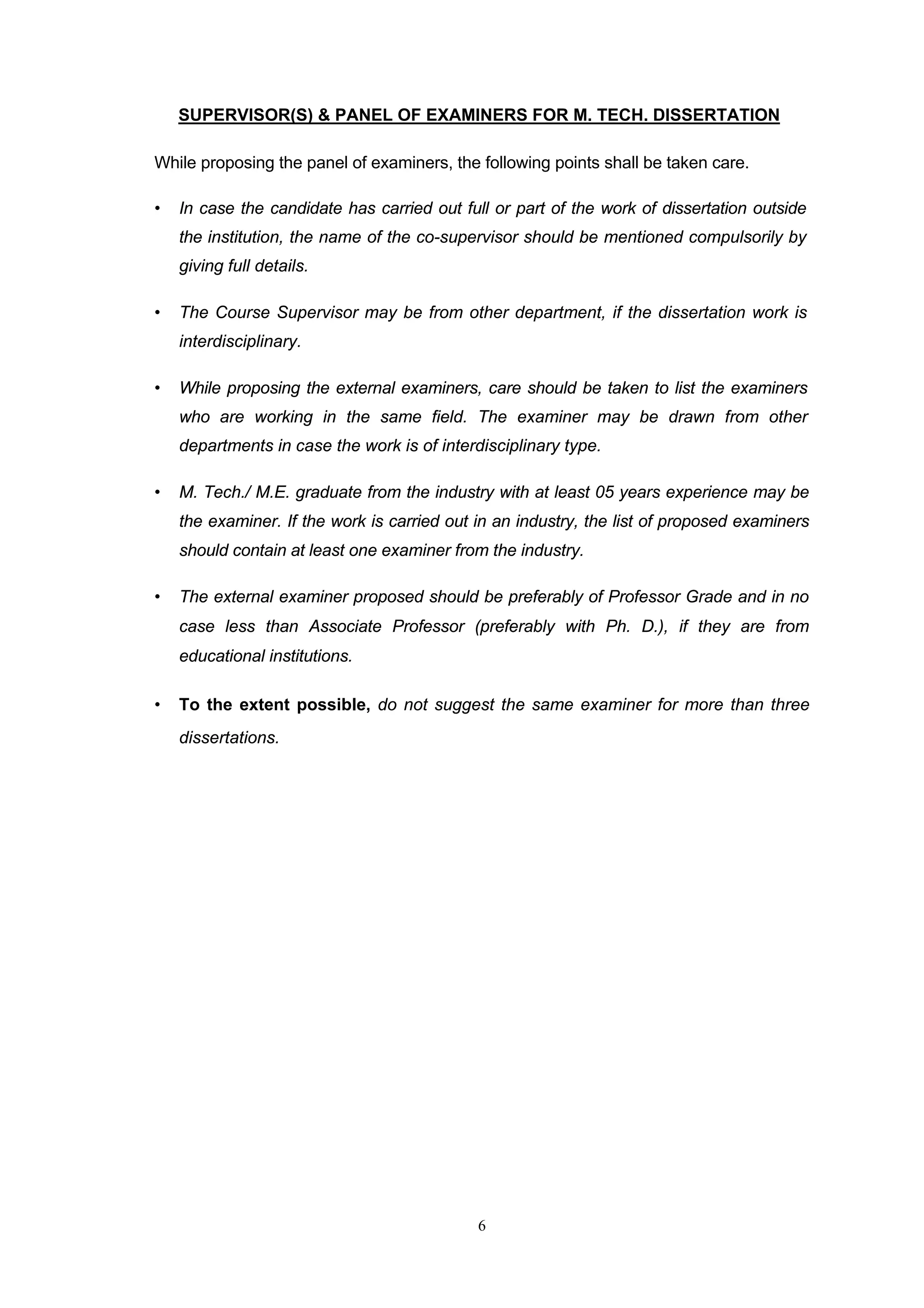 Guidelines m tech-disseratation | PDF