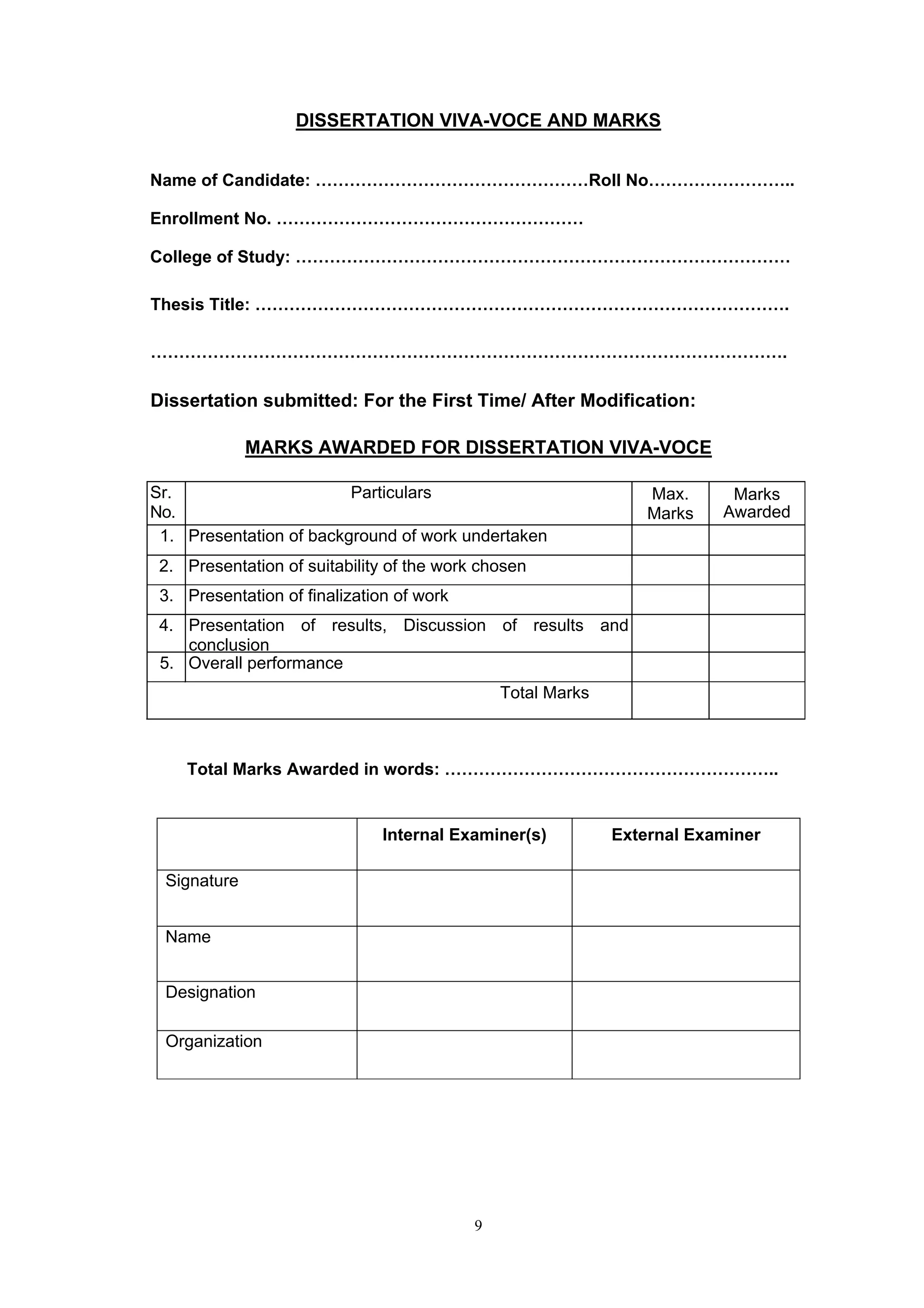 Guidelines m tech-disseratation | PDF