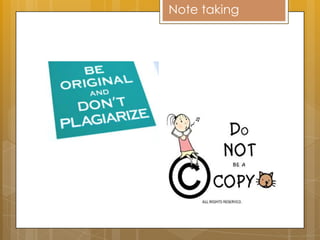 Guidelines notetaking | PPTX