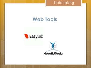 Guidelines notetaking | PPT