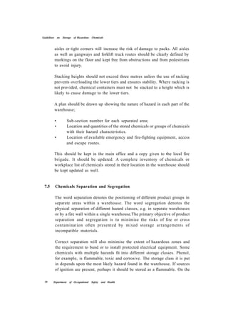 Guidelines on-storage-of-hazardous-chemical-a-guide-for-a-safe-w | PDF