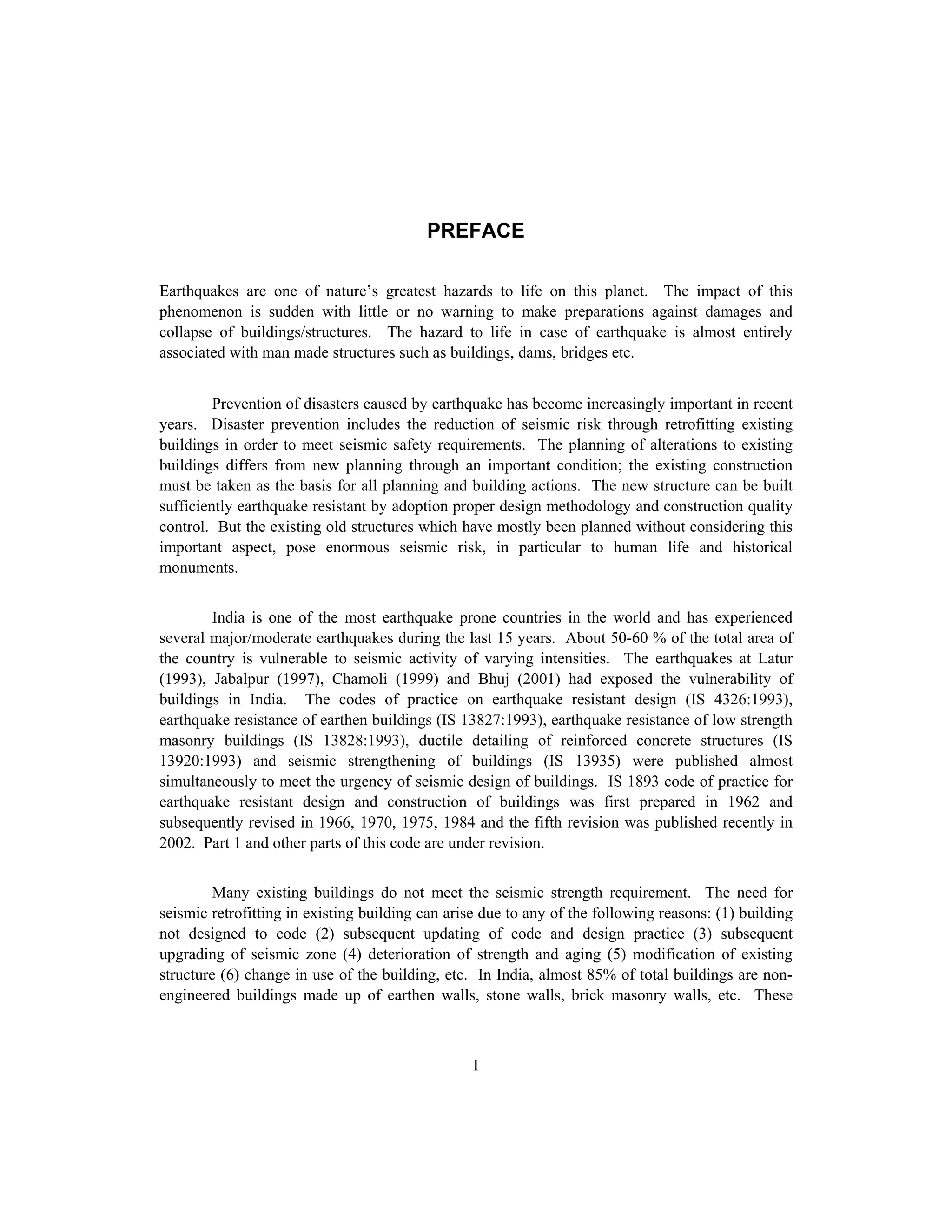 Handbook of retrofit of buildings | PDF