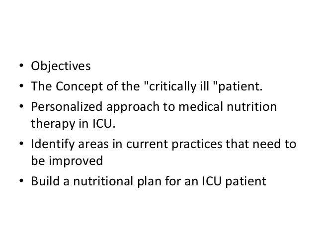 Guidelines and current practices in critical care nutrition | PPT