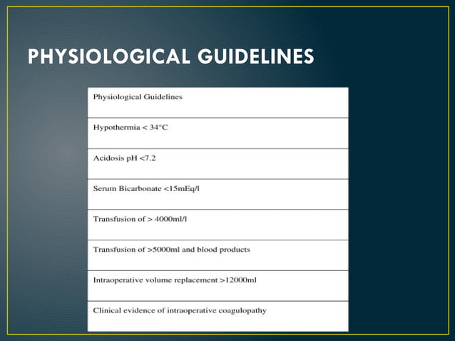 GUIDELINES AND PRINCIPLES FOR DAMAGE CONTROL SURGERY | PPTX
