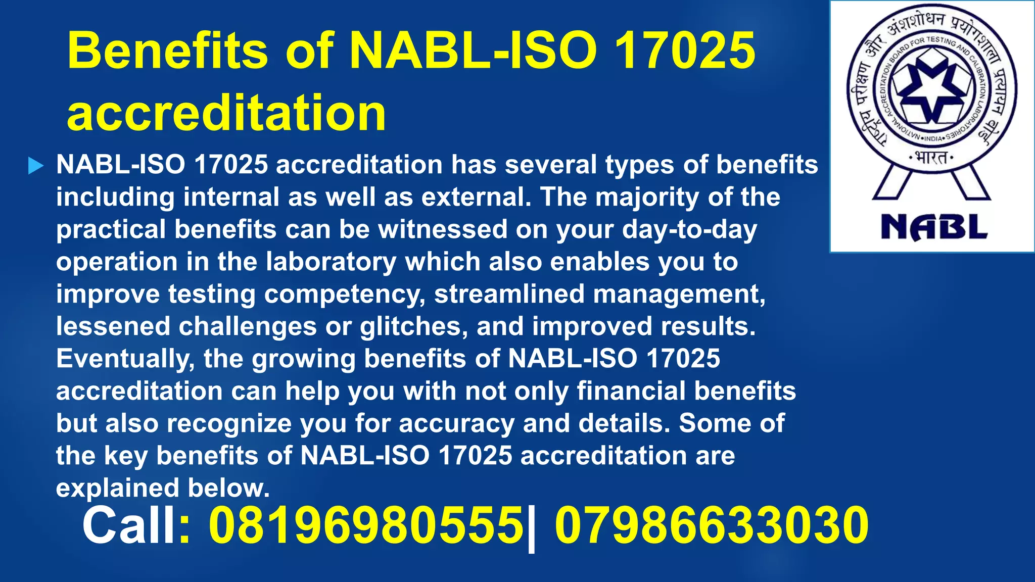 Guidelines and process of nabl lab setup | PPTX