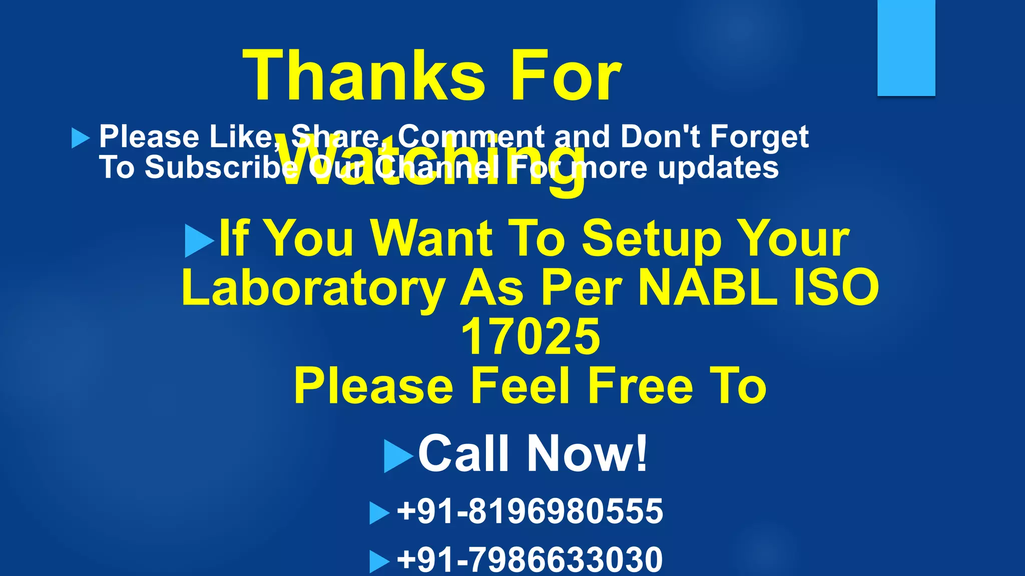 Guidelines and process of nabl lab setup | PPTX