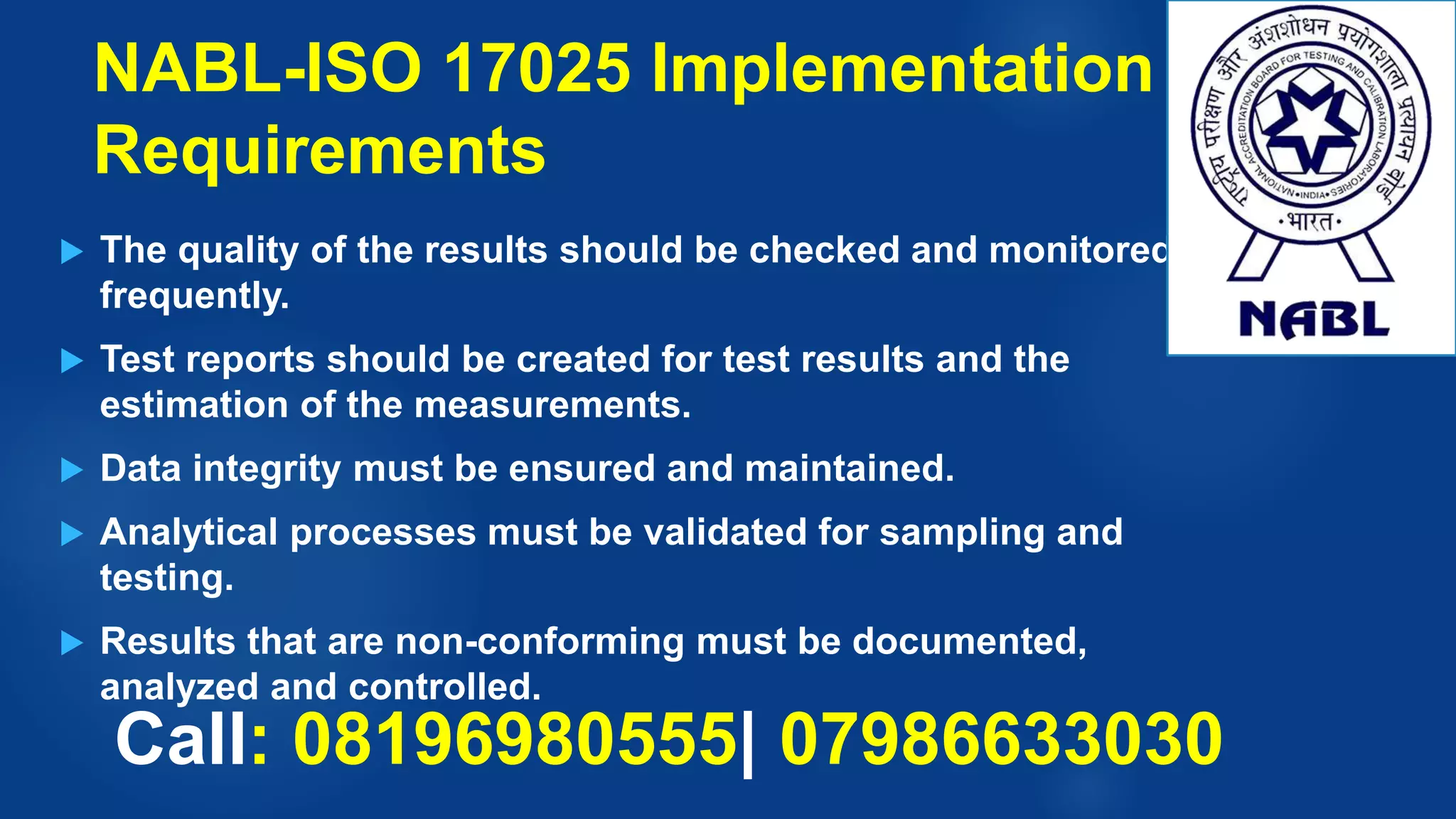 Guidelines and process of nabl lab setup | PPTX
