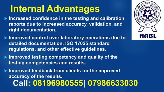 Guidelines and process of nabl lab setup | PPTX