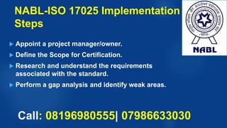 Guidelines and process of nabl lab setup | PPT