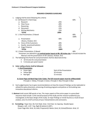 Guidelines ci ar format | PDF
