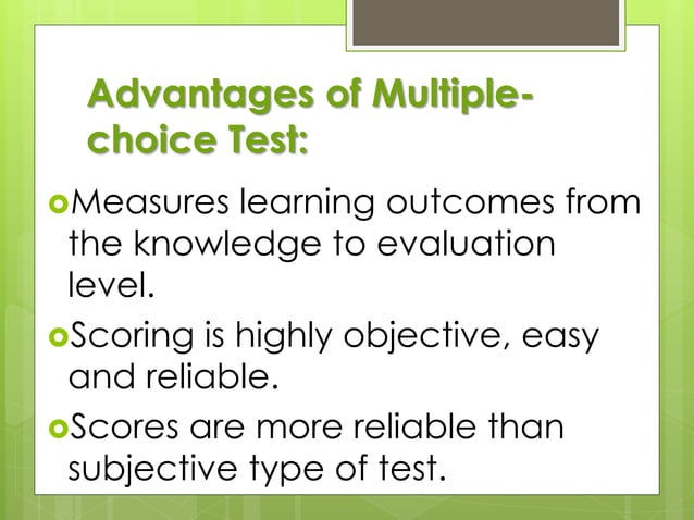 GUIDELINES CONSTRUCTING MULTIPLE CHOICE TEST ITEMS.pdf | Standardized ...