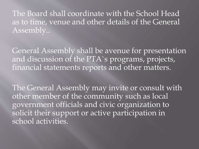 Guidelines on how to conduct HRPTA/CPTA Elections in every schools | PPTX