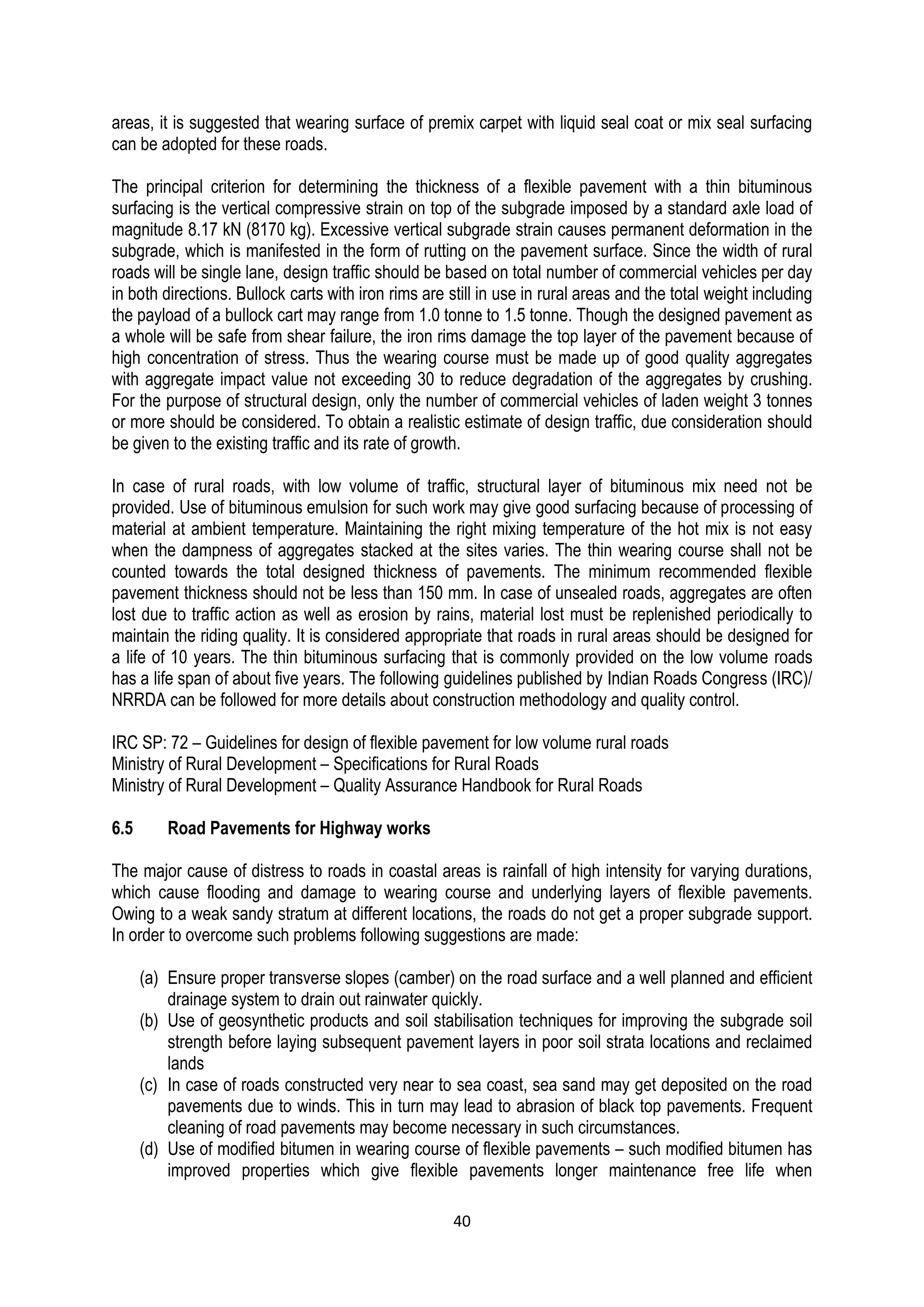 Guidelines for Planning and Construction of Roads in cyclone Prone ...