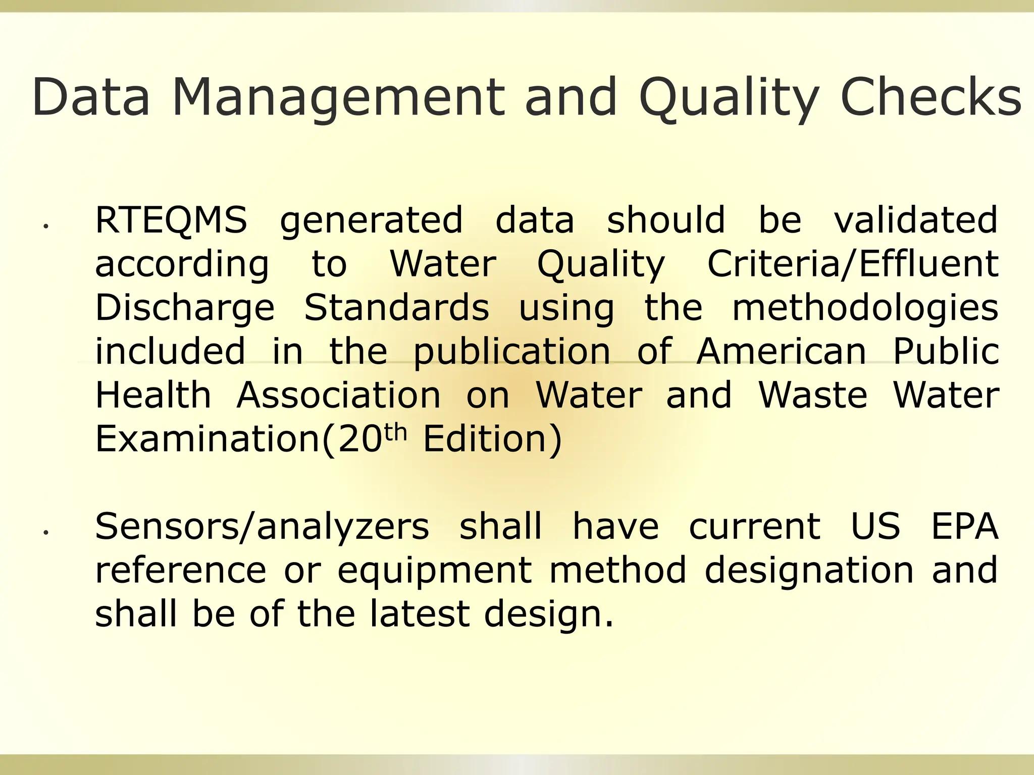Guidelines on monitoring of online water water / effluent quality ...