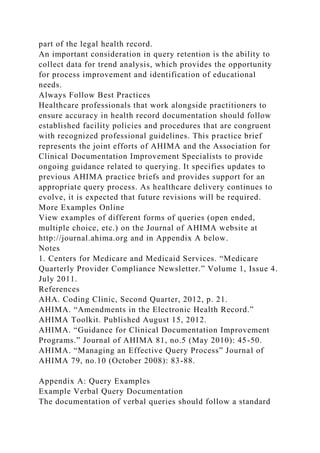 Guidelines for Achieving a Compliant Query Practice (2016 Update).docx