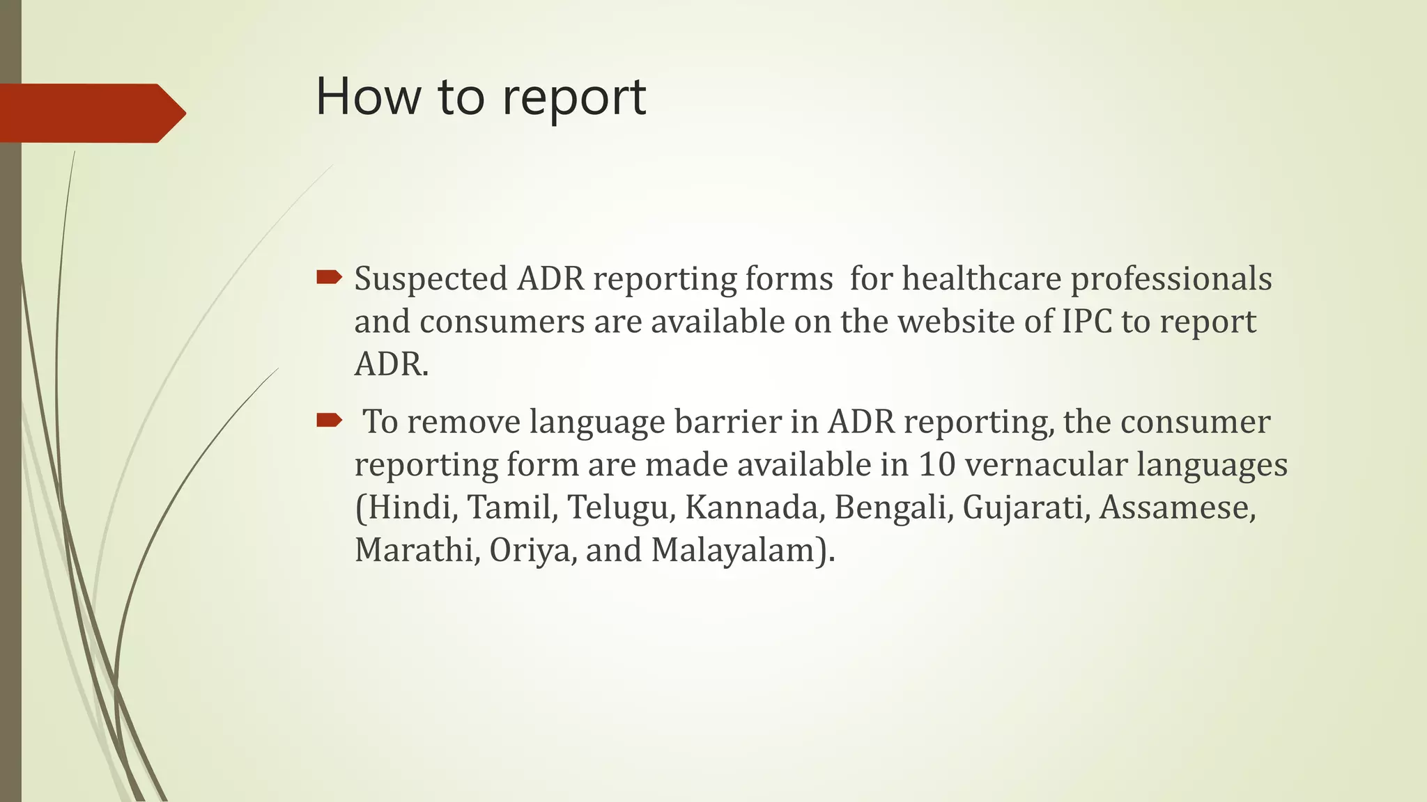 Guidelines For ADR Reporting.pptx | Pharmaceutical Industry | Industries