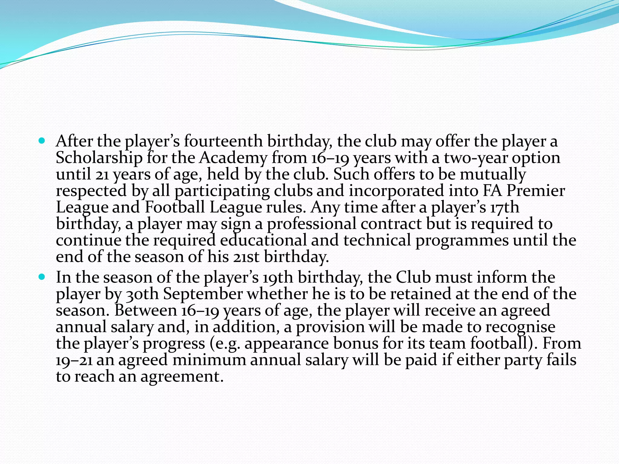 Guidelines for a future pro player | PPT