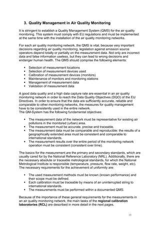 Guidelines for ambient air monitoring network | PDF