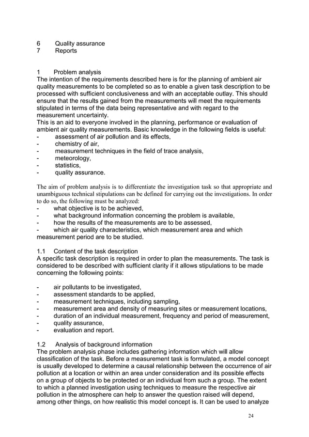 Guidelines for ambient air monitoring network | PDF