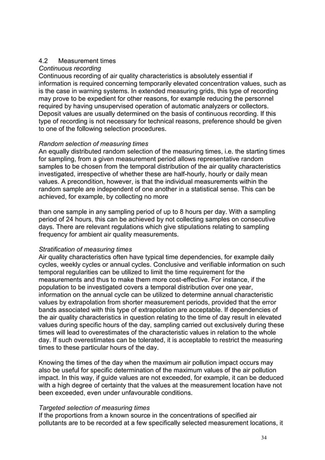 Guidelines for ambient air monitoring network | PDF