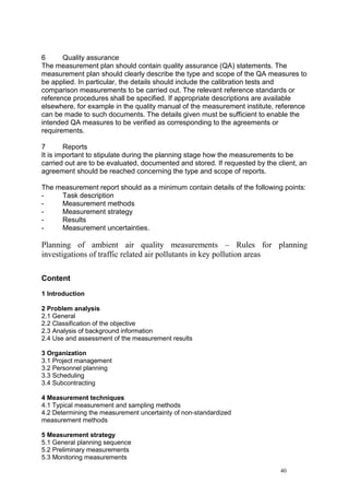 Guidelines for ambient air monitoring network | PDF